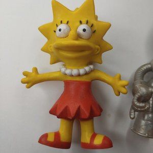 Simpsons | Toys | 3 Vintage Toy Lot Lisa Simpson Blinky Aladdin Saluk ...